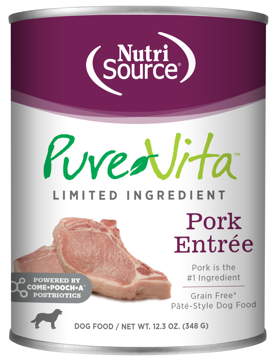 PureVita™ Pork Entrée Wet Dog Food, 12.3-oz Case of 12 – Anaheim Feed ...
