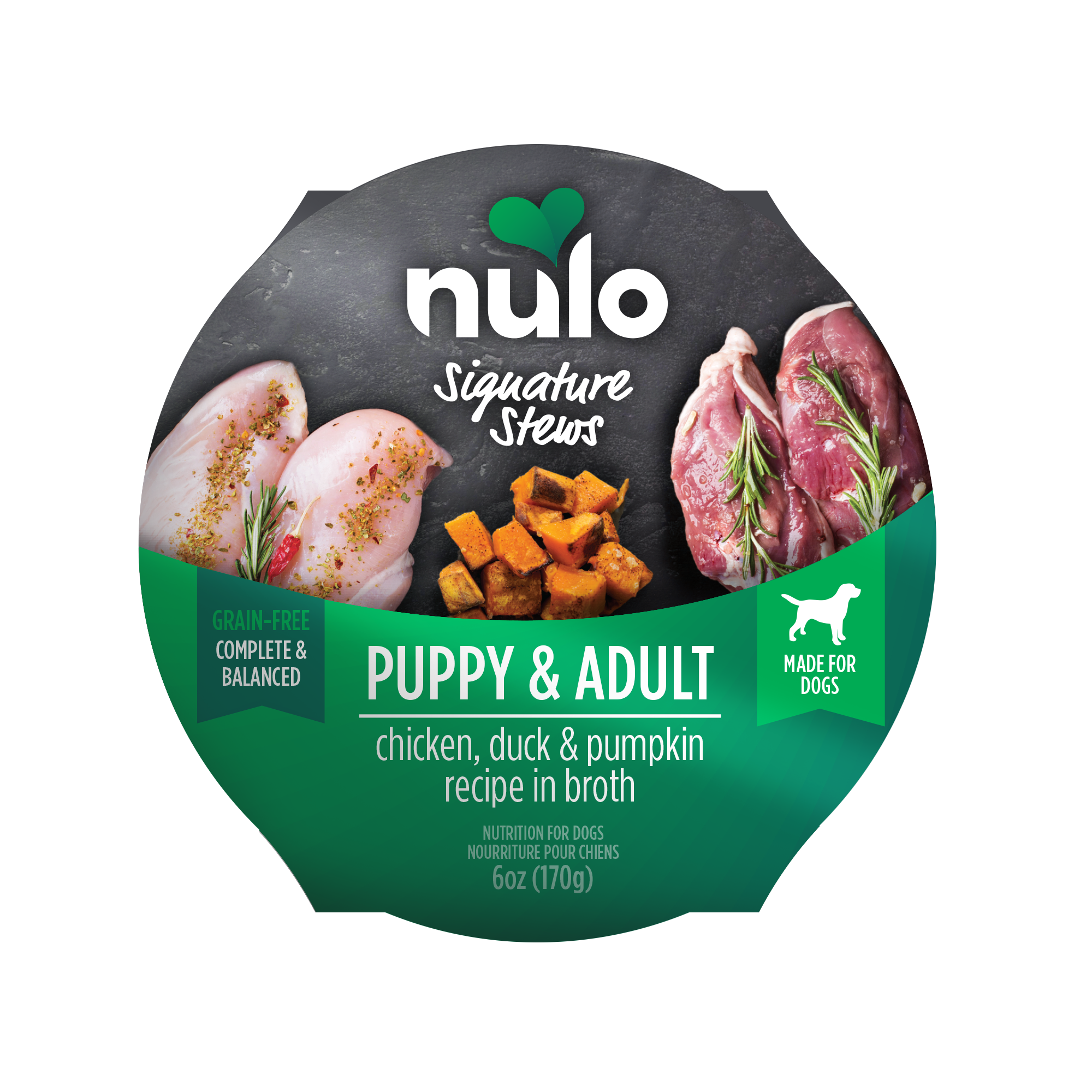 Nulo Signature Stews Grain-Free Chicken, Duck, & Pumpkin In Broth Reci ...