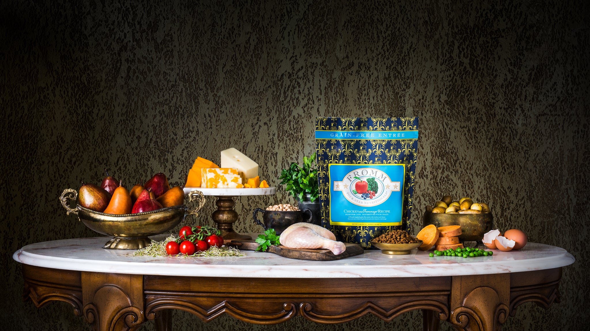 Fromm Four-Star Chicken Au Frommage Recipe, Dry Cat Food – Anaheim Feed ...