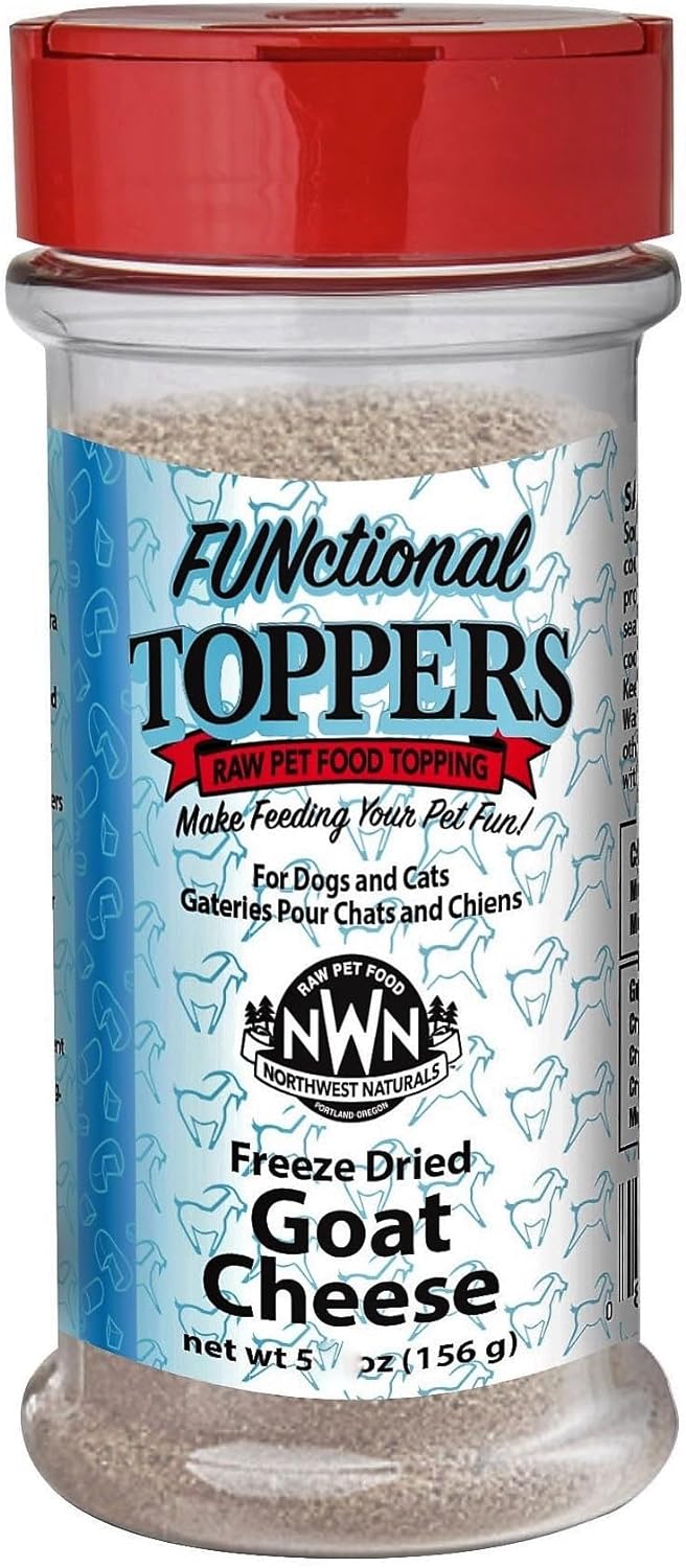 Northwest Naturals Freeze-Dried Functional Topper Goat Cheese 5-oz, Me ...
