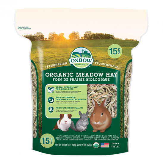 Oxbow Organic Meadow Hay, For Small Animals, 15-oz Bag – Anaheim Feed ...